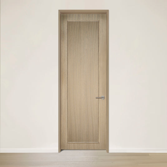 CONTOUR red oak rift cut brushed veneer Authentik door – Humble Nature