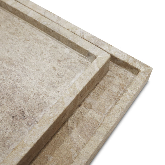 TRAVERTINE STONE TRAY SET – Humble Nature